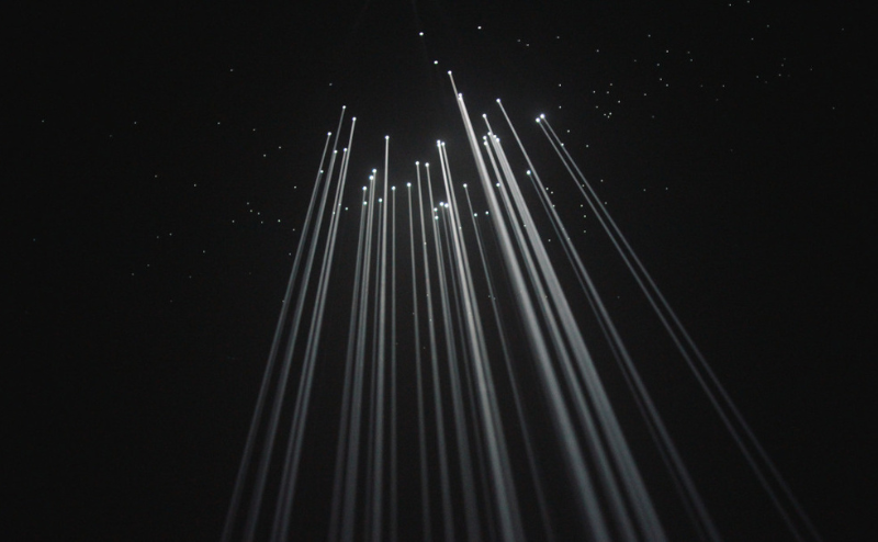 "Novae" the latest installation by the Lab 212 collective is on display ...