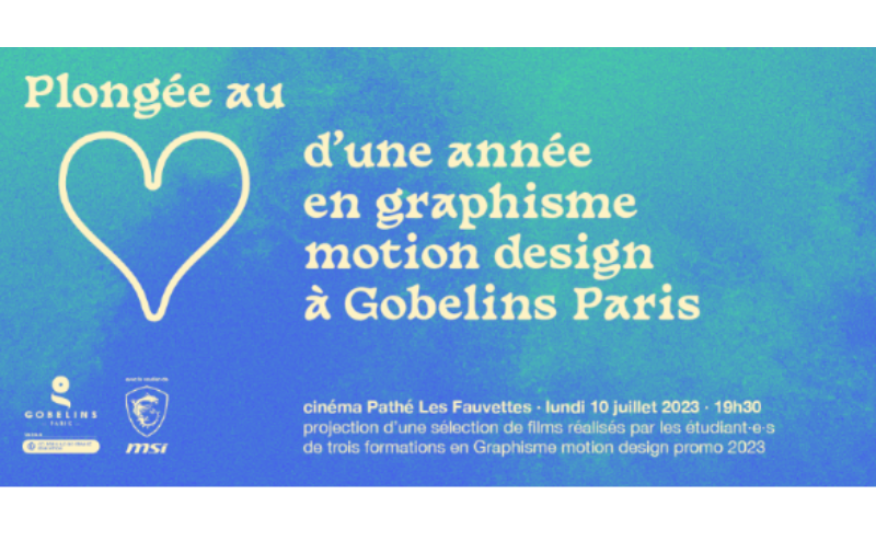 Plongée au cœur du motion design à GOBELINS édition 2023